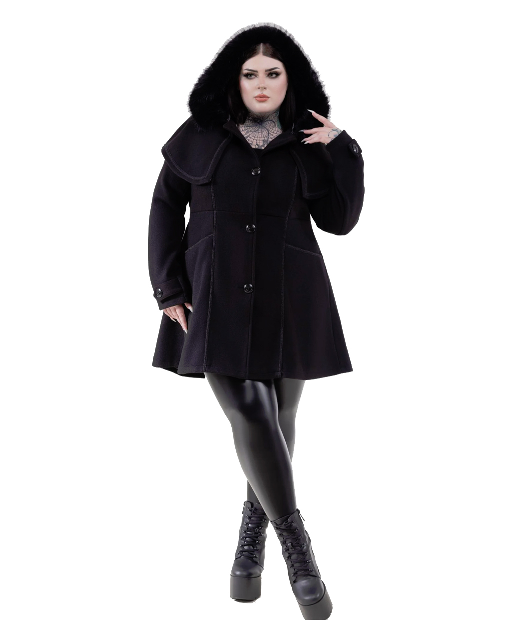 KILLSTAR Tokyo Babe Coat ★ Gothic Fashion | Horror-Shop.com