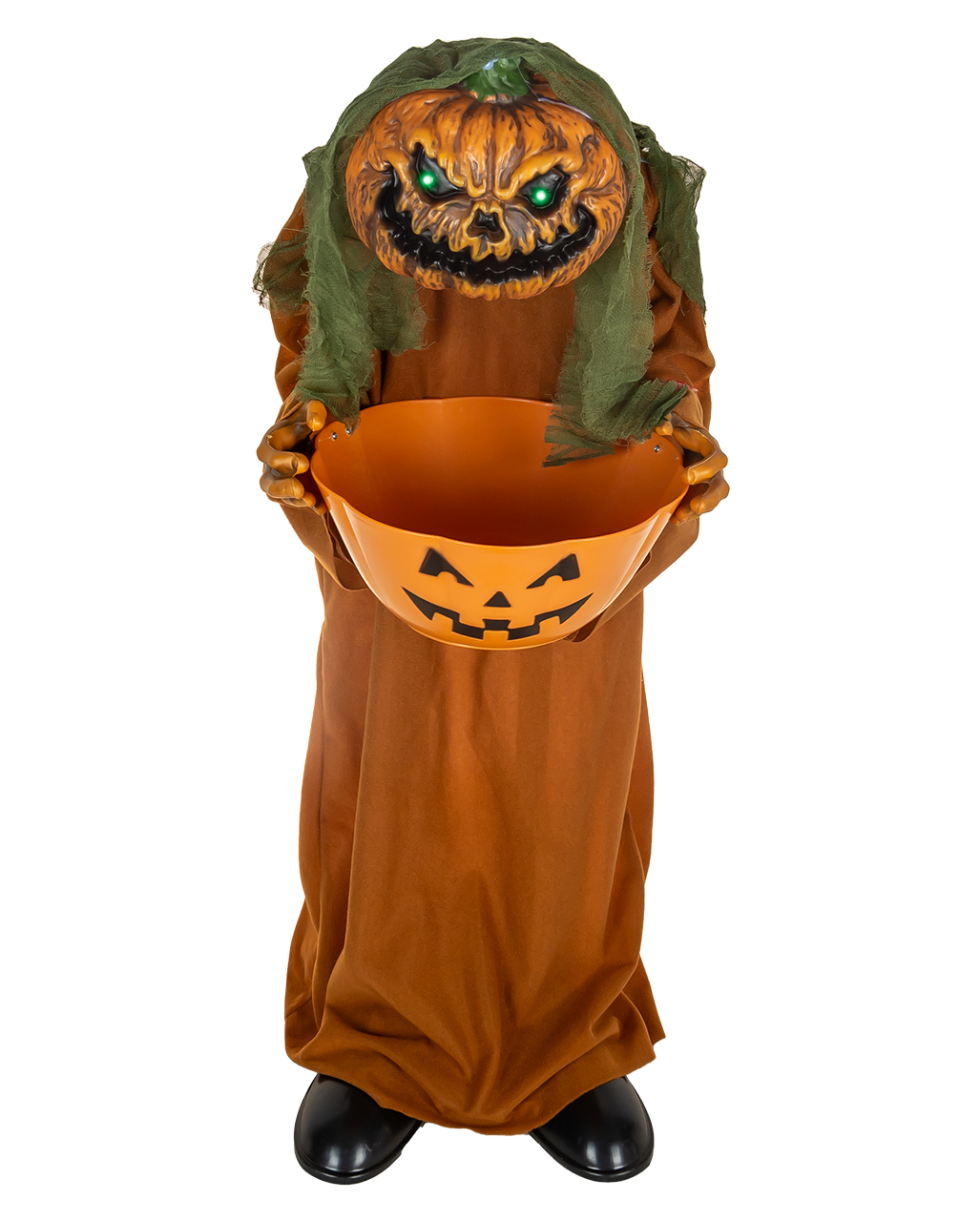 Kürbismonster mit Bonbonschüssel Halloween Animatronic 85cm ★ | Horror ...
