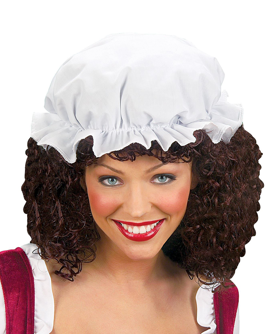 Medieval Sleeping Hood White for carnival | Horror-Shop.com