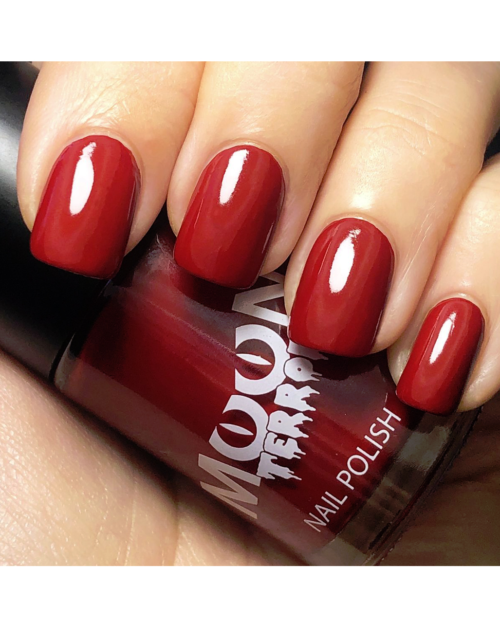 Moon Terror Halloween Nail Polish Blood Red for Spooky Nails | Horror ...