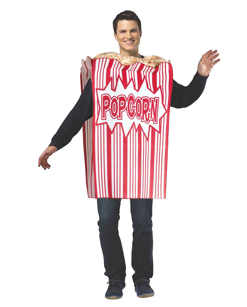 Movie Night Popcorn Costume for adults | Horror-Shop.com