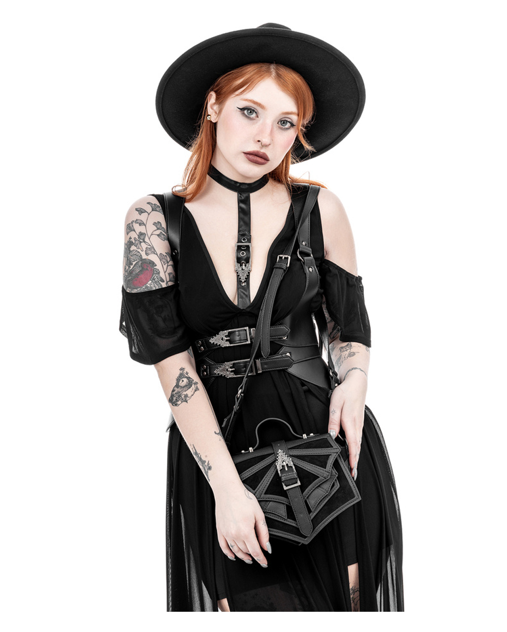 Night Creature Gothic Schultertasche ★ Gothic Accessoire | Horror-Shop.com