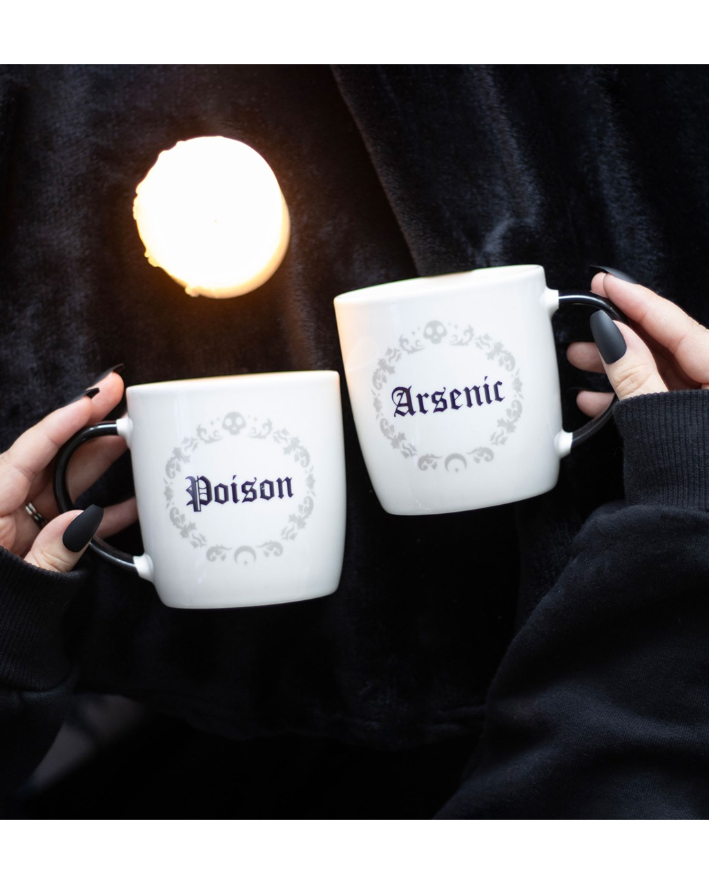 Poison & Arsenic Ceramic Mug Set Of 2 ★ | Horror-Shop.com