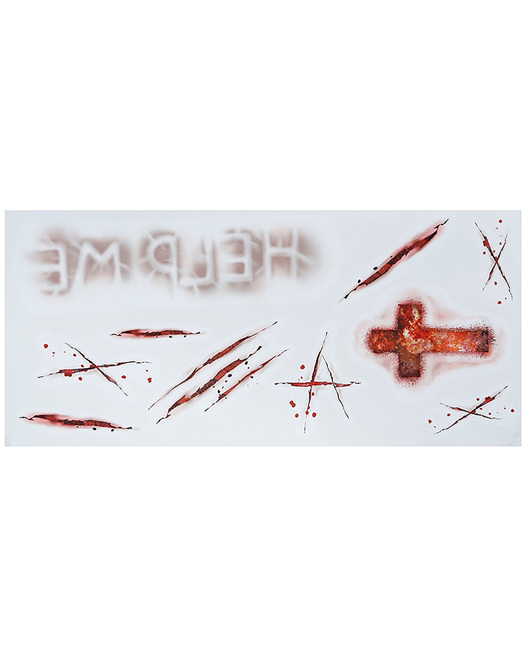 Posessed SFX Tattoo Wounds for exorcism costumes | Horror-Shop.com