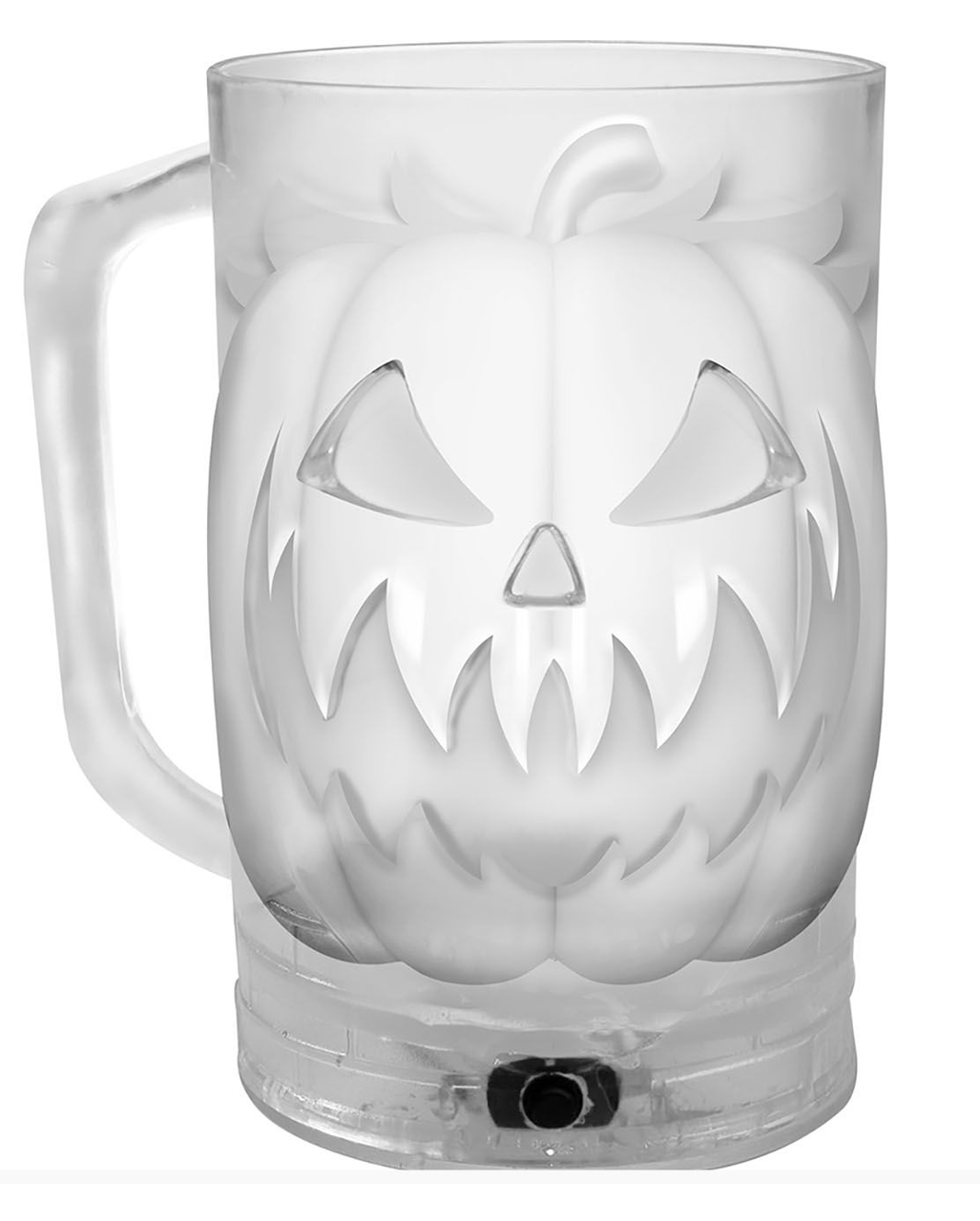 Scary Pumpkin LED Beer Mug for Halloween | Horror-Shop.com