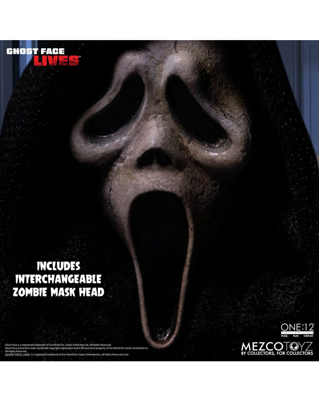 Scream Action Figure 1:12 Ghost Face 16cm | Horror-Shop.com