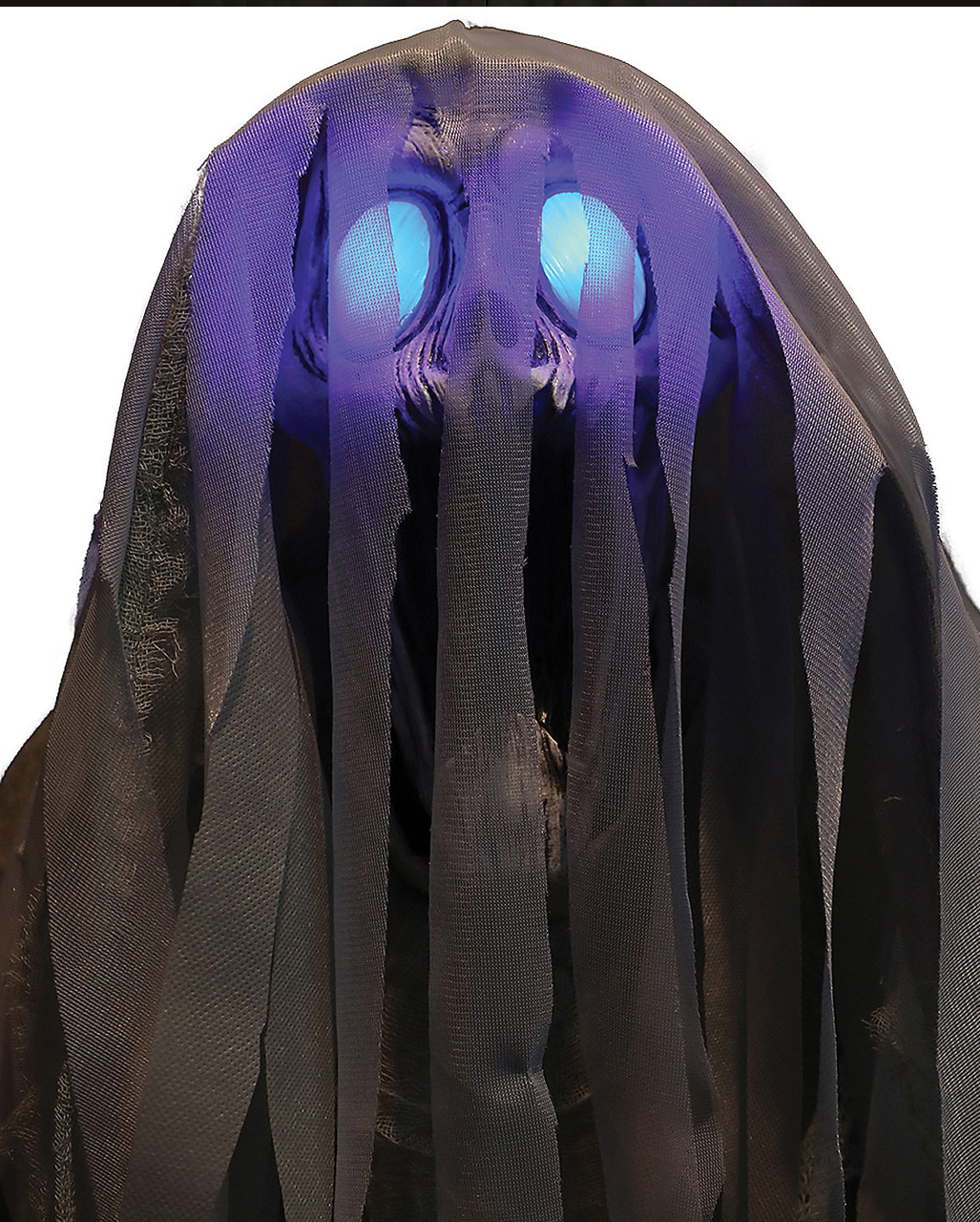 Screaming Ghost Hanging Figure With Light & Sound 150cm | Horror-Shop.com