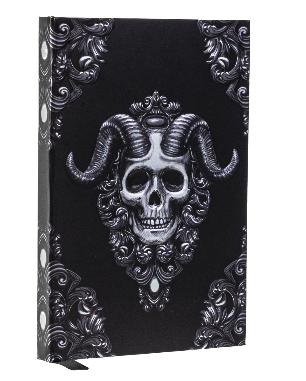 Skull Notebook With Demon Skull 💀 | Horror-Shop.com