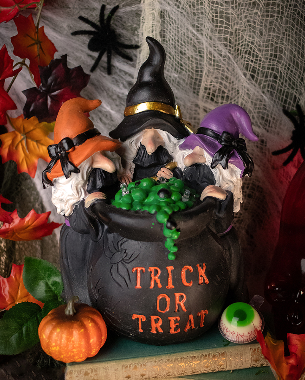 Trick Or Treat Witches Trio & Witch Cauldron 25cm ★ Buy | Horror-Shop.com