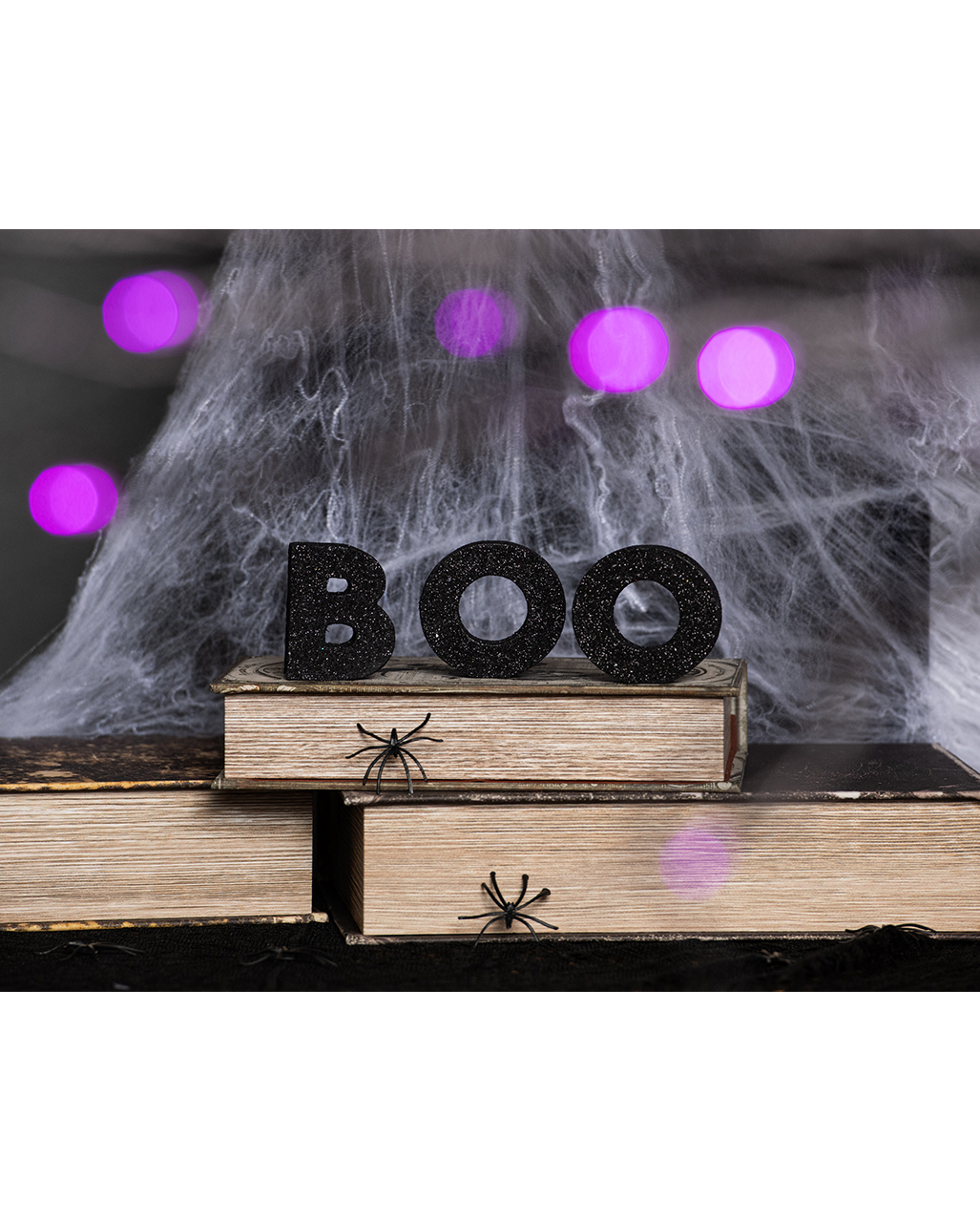Boo Glitter Stand Decoration for Halloween ★ | Horror-Shop.com