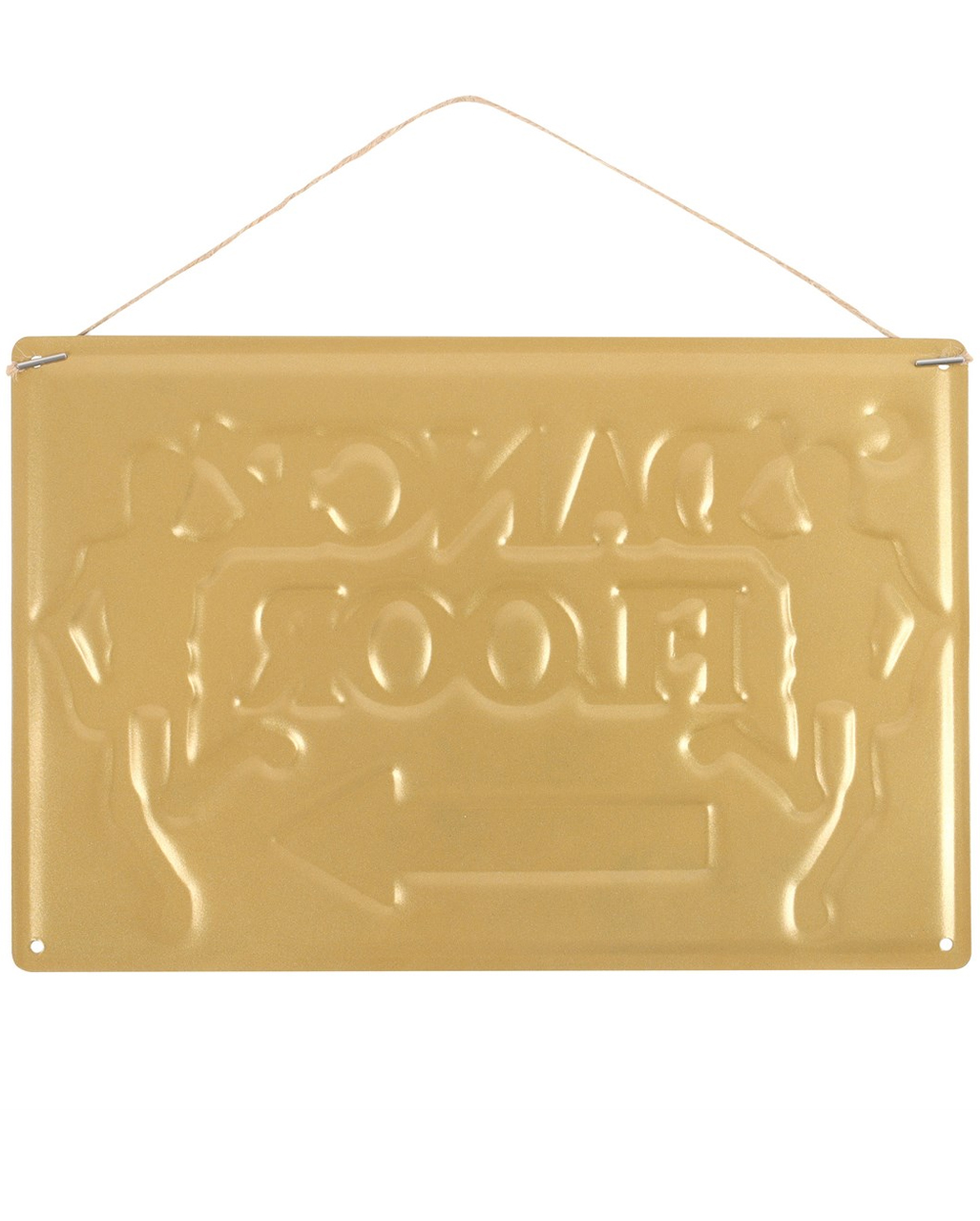 "Dance Floor" Metal Sign With Dancing Skeletons 30x20cm ★ | Horror-Shop.com