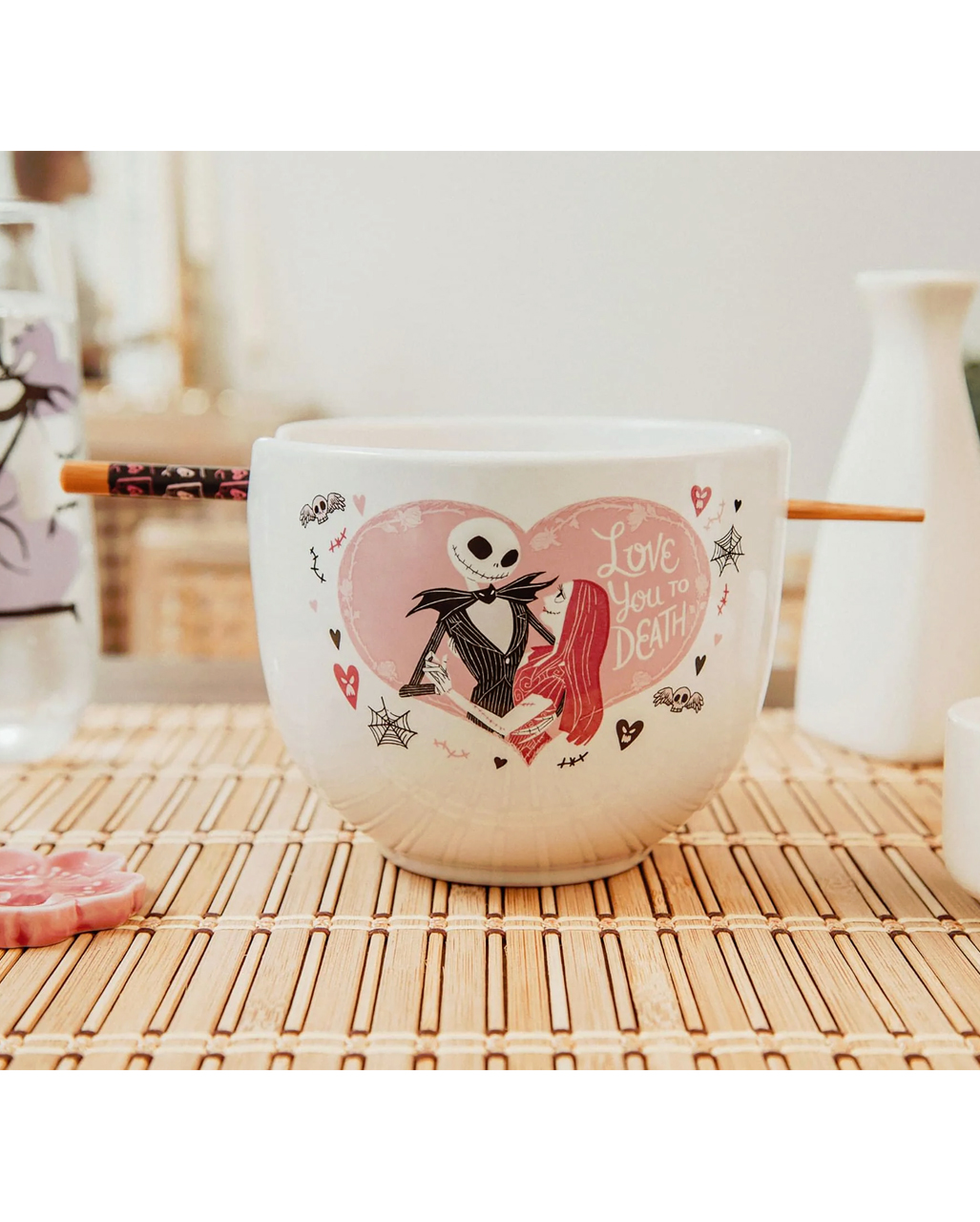 Disney TNBC Jack & Sally Ramen Bowl mit Stäbchen ★ | Horror-Shop.com