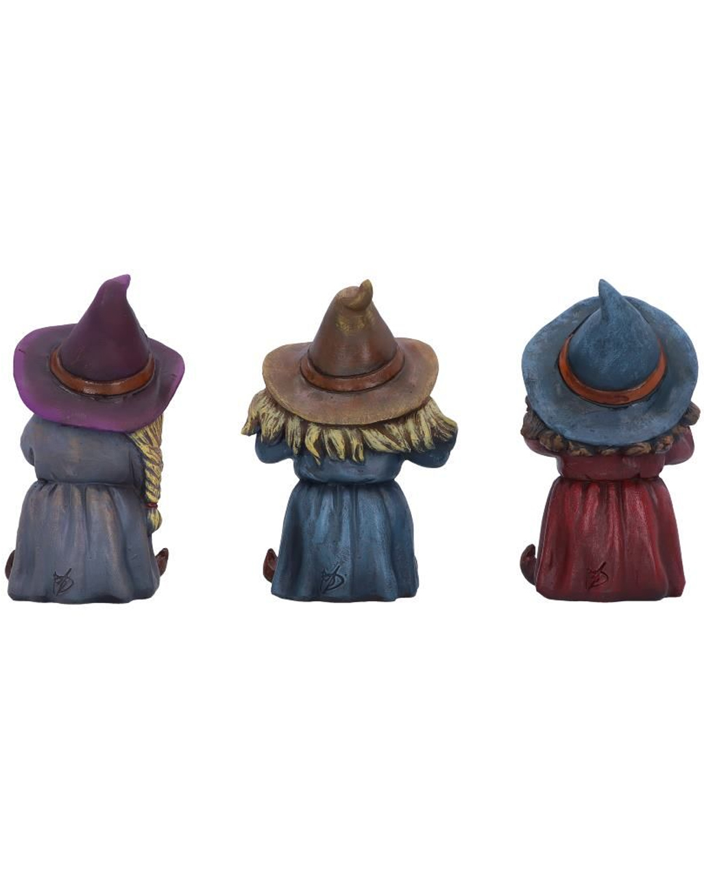 Three Wise Witches Figures 9cm From cast stone | Horror-Shop.com