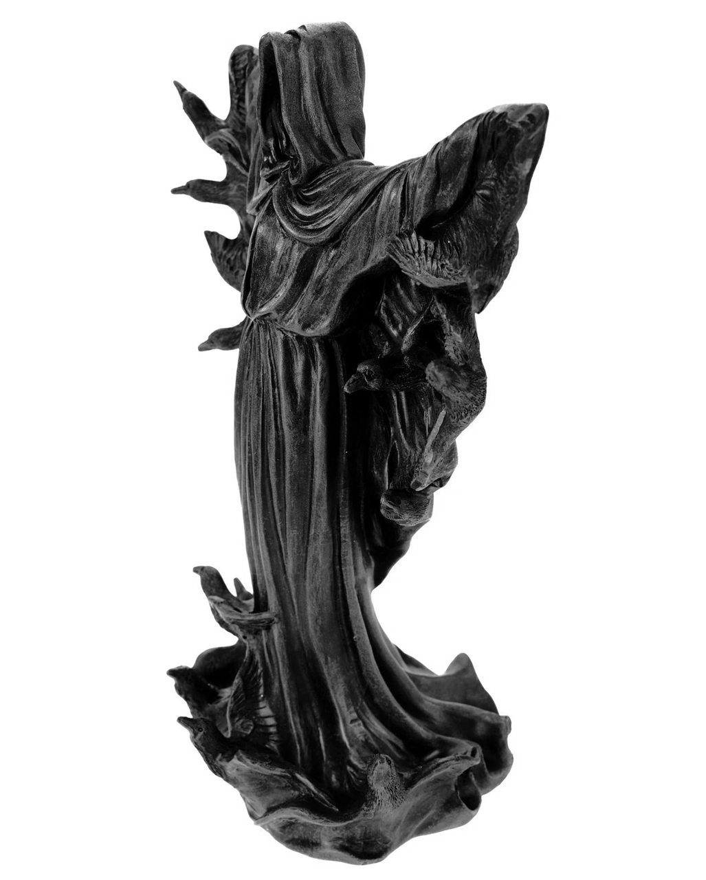Grim Reaper With Black Raven 29cm | Deco | Horror-Shop.com