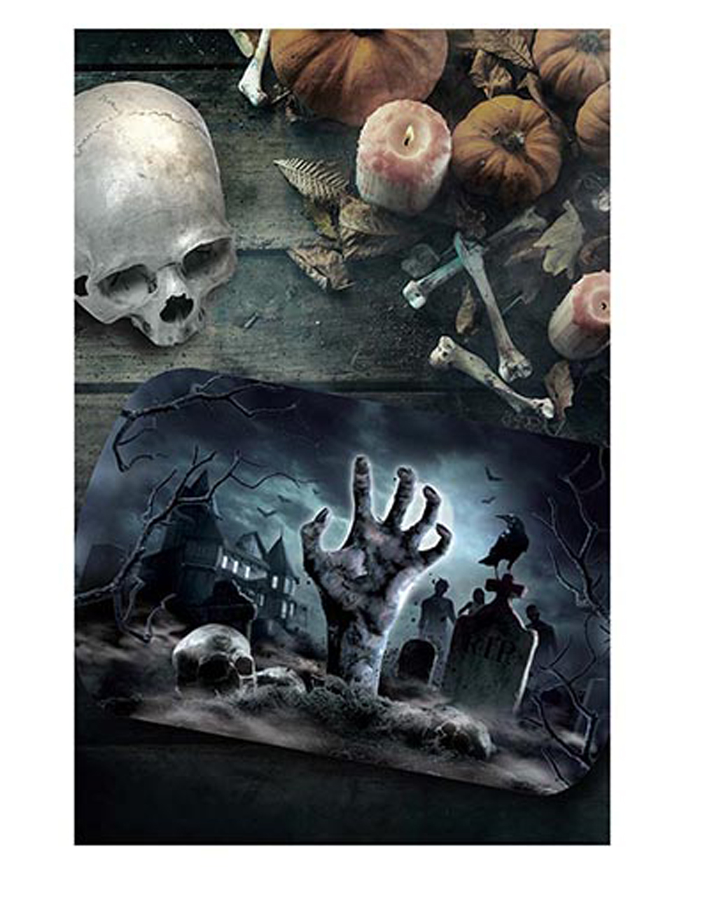 Halloween Zombie Graveyard Tray buy for 🎃 | Horror-Shop.com