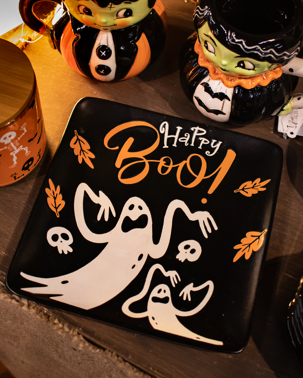 Happy Boo Halloween Salad Plate 20cm ★ order | Horror-Shop.com