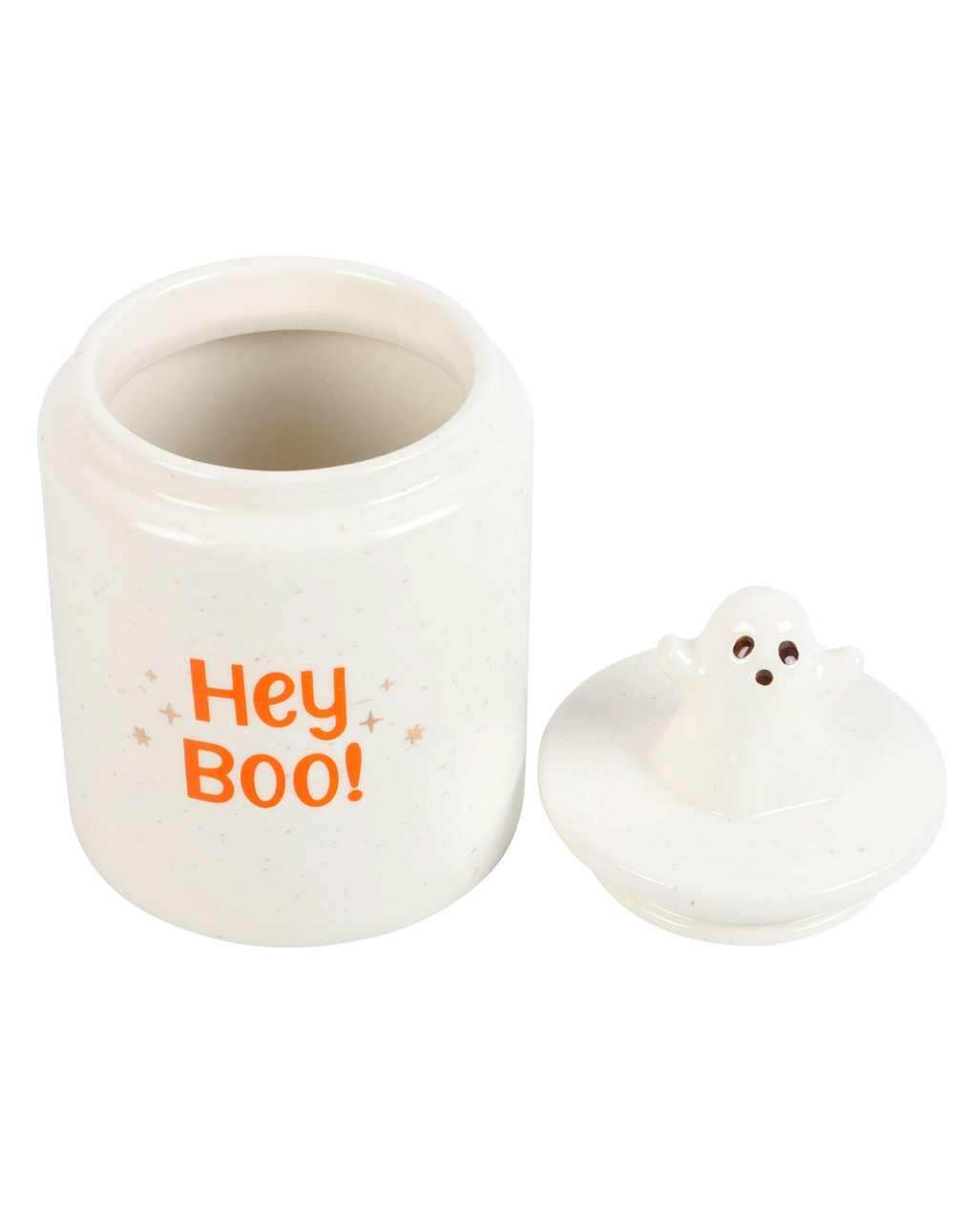 „HEY BOO“ Ghost Storage Jar 17cm | Horror-Shop.com