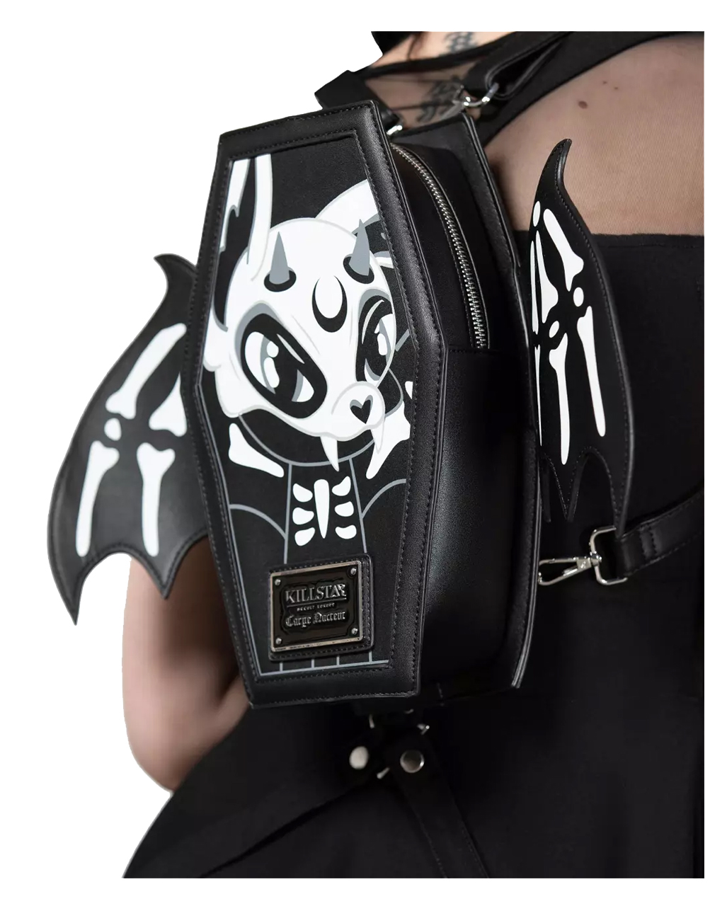 KILLSTAR Batbone Gothic Backpack | Gothic fashion | Horror-Shop.com