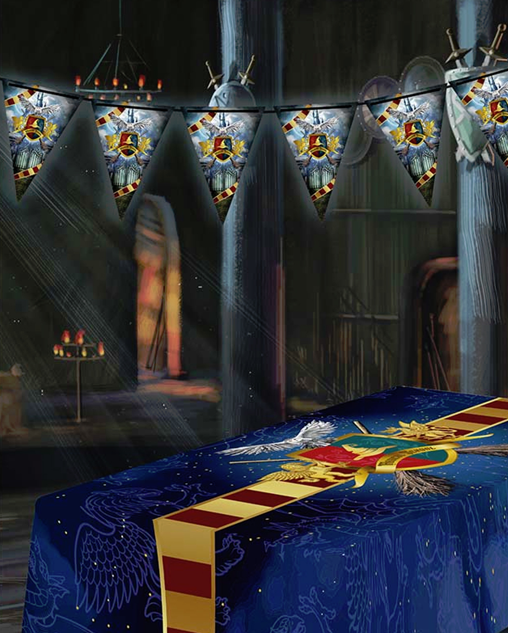 Magical School Sorcerer's Apprentice Pennant Garland 3m | Horror-Shop.com