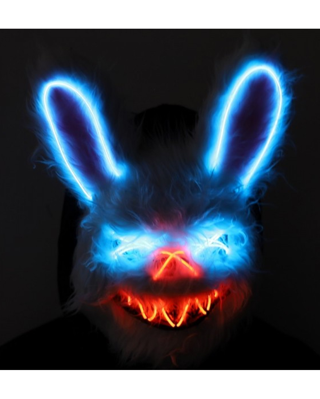 LED String Bunny Mask for Halloween & Carnival | Horror-Shop.com