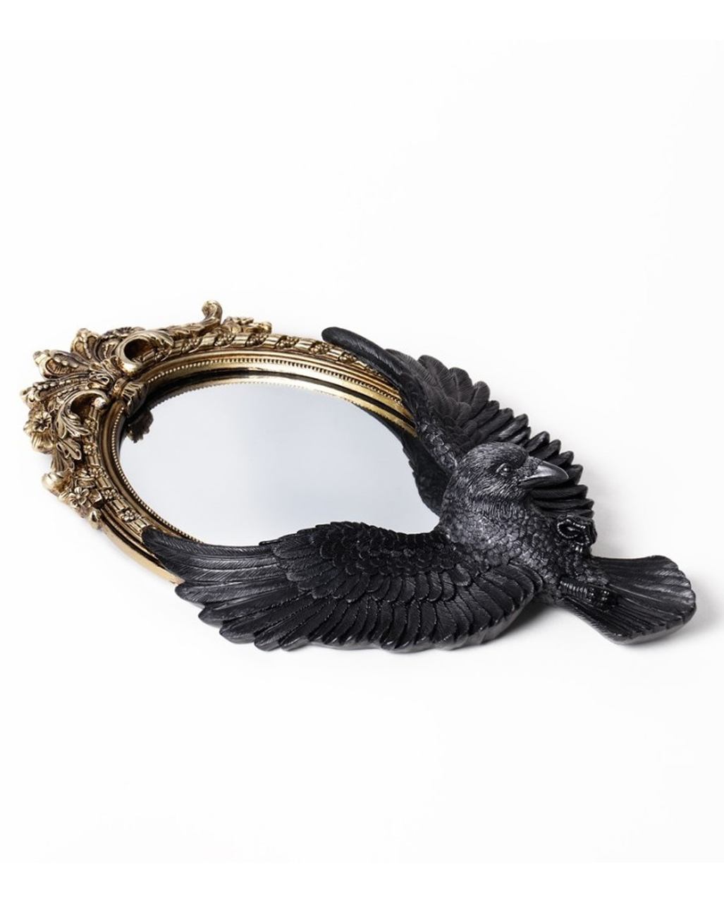 Raven's Gaze Wall Mirror 34.5cm ★ | Horror-Shop.com