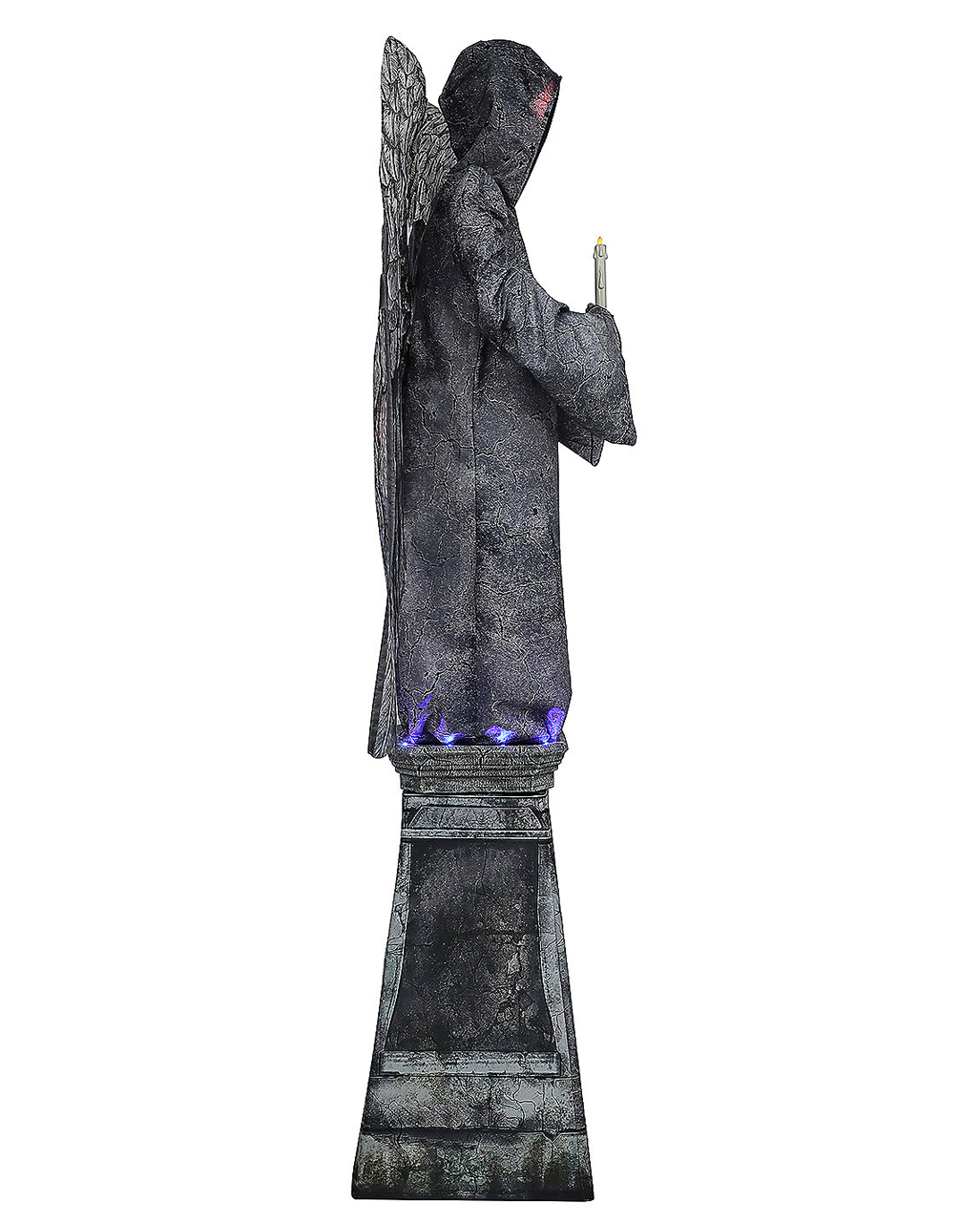 Angel Of Death On Tombstone Halloween Animatronic 244cm ★ | Horror-Shop.com