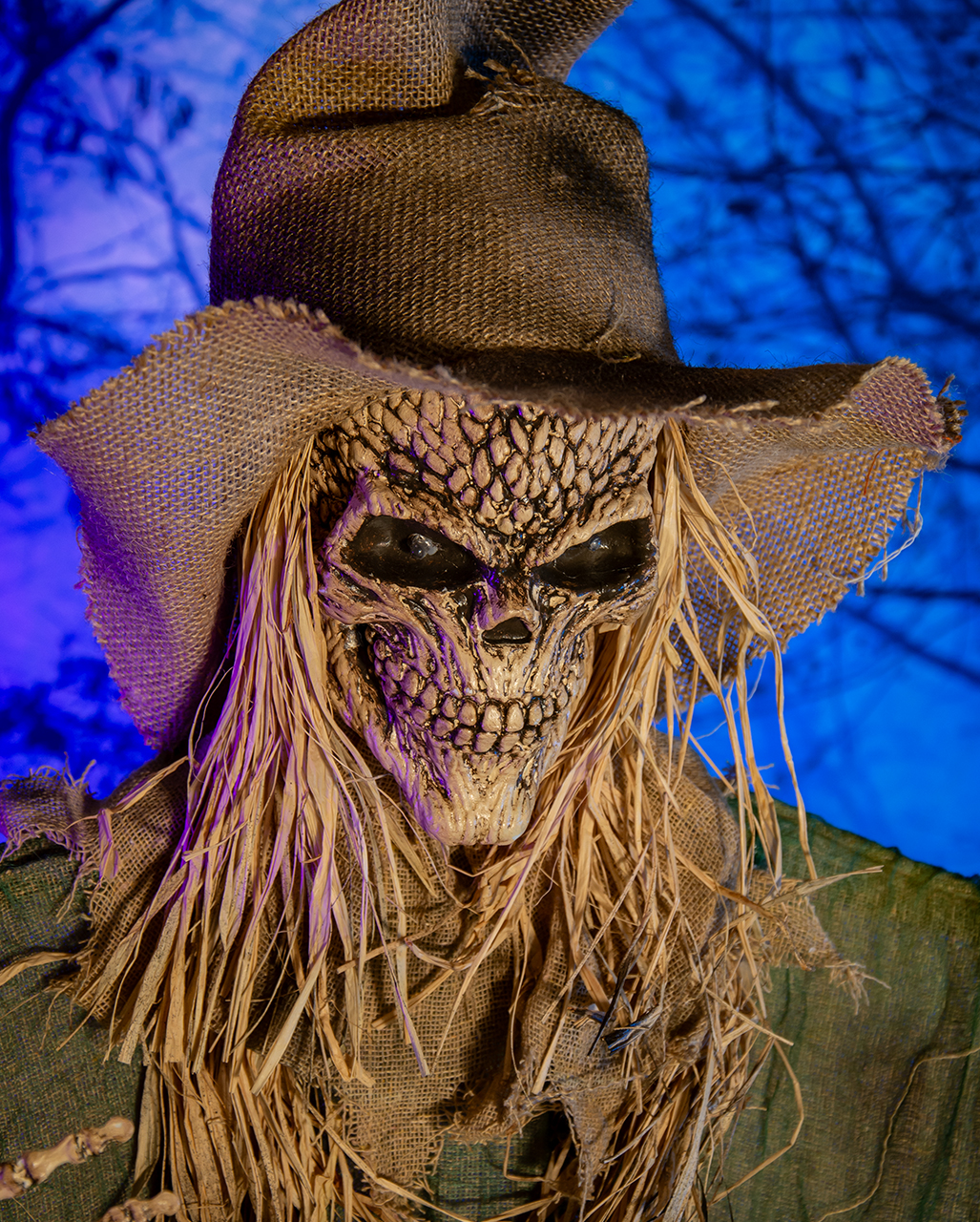 Wicked Scarecrow With Movement, Light & Sound 170cm ★ | Horror-Shop.com