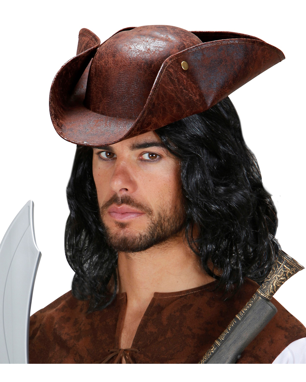 Antique Pirate Hat for carnival & Halloween | Horror-Shop.com