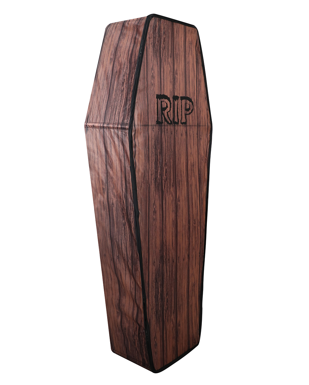 Folding Coffin With Lid Brown 150cm as 🎃 decoration | Horror-Shop.com