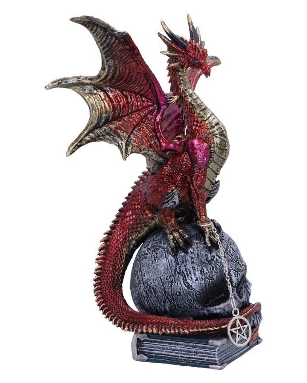Fate Of The World Dragon On Skull Figure 23cm ★ | Horror-Shop.com
