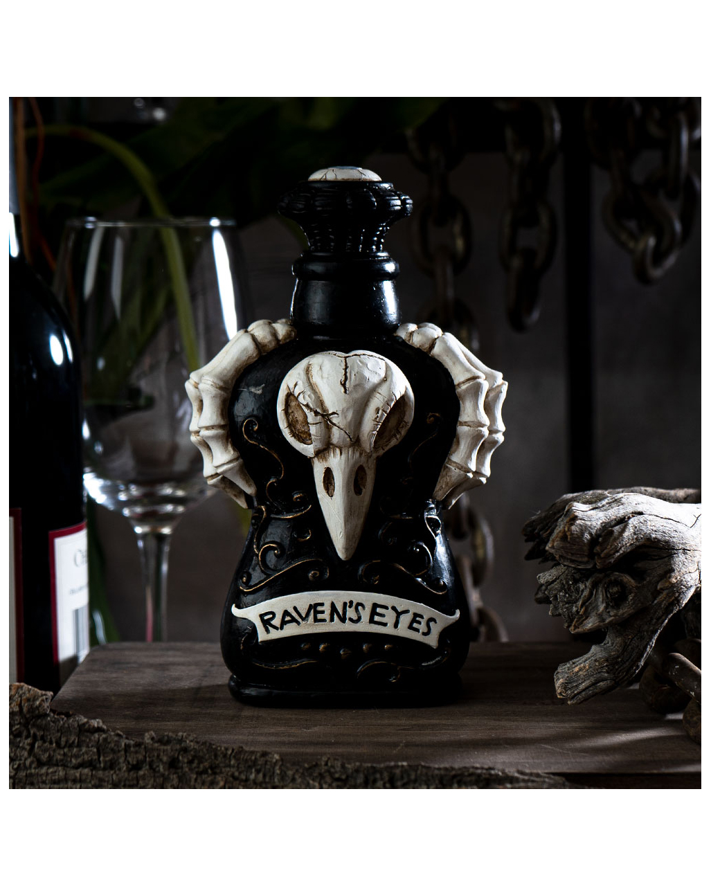 Gothic Poison Bottle "Raven Eyes order | Horror-Shop.com