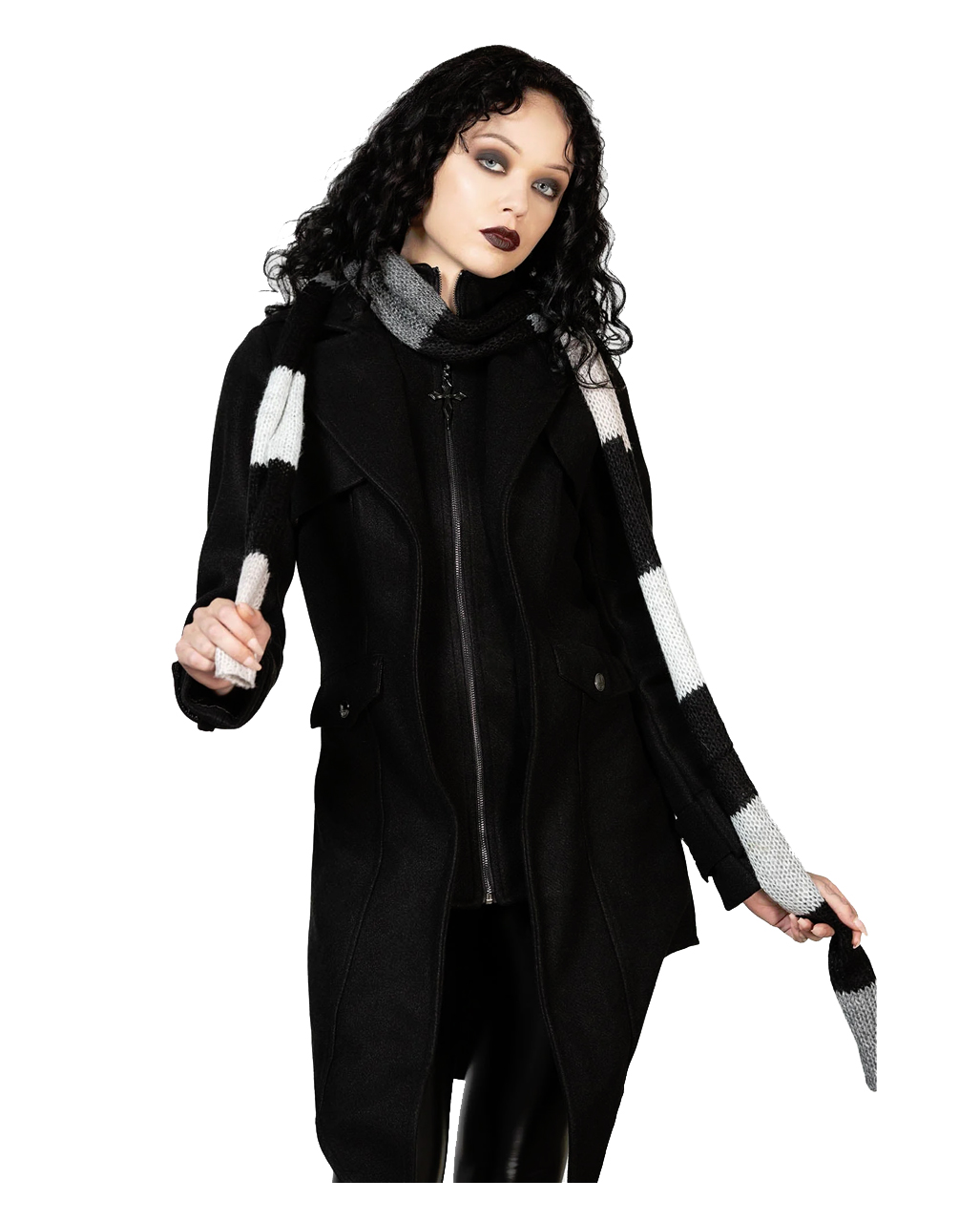 KILLSTAR Deimos Nightmare Coat XXL Gothic fashion | Horror-Shop.com