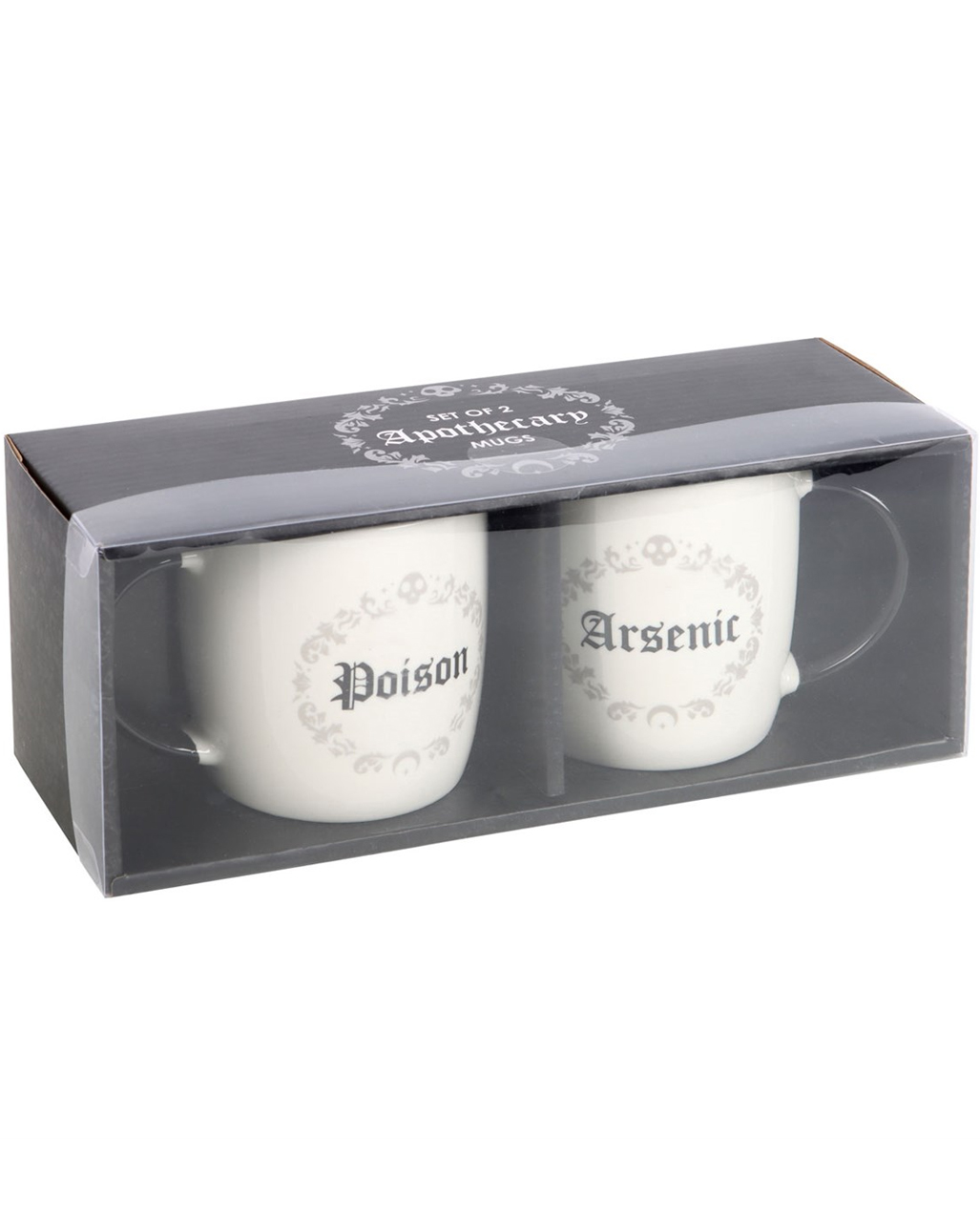 Poison & Arsenic Keramikbecher im 2er-Set ★ | Horror-Shop.com