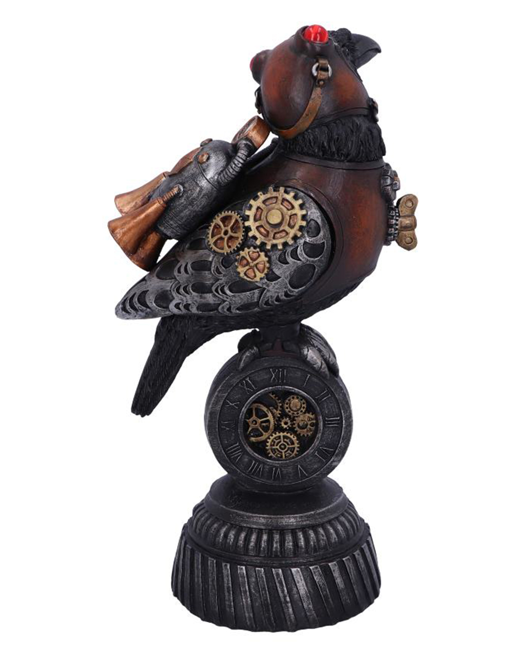 Rivet Raven Steampunk Figure 24cm as decoration | Horror-Shop.com