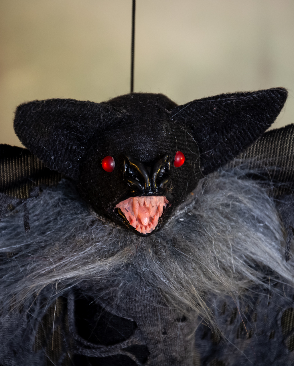Black Vampire Bat With Ragged Wings 60cm | Horror-Shop.com