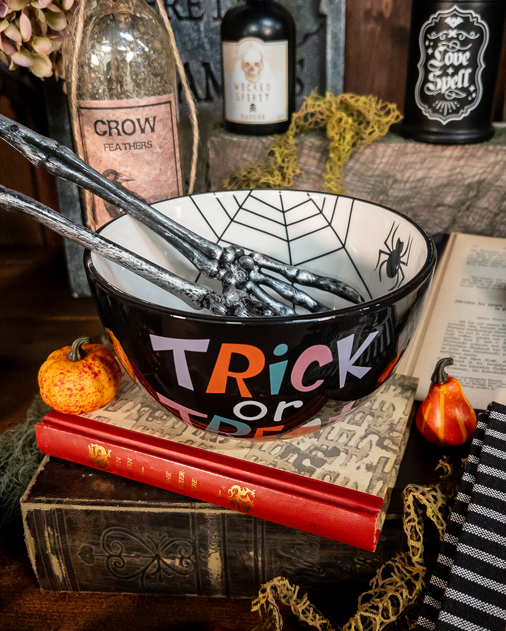 Silver Bone Hands As Serving Cutlery 2 Pcs. ★ | Horror-Shop.com