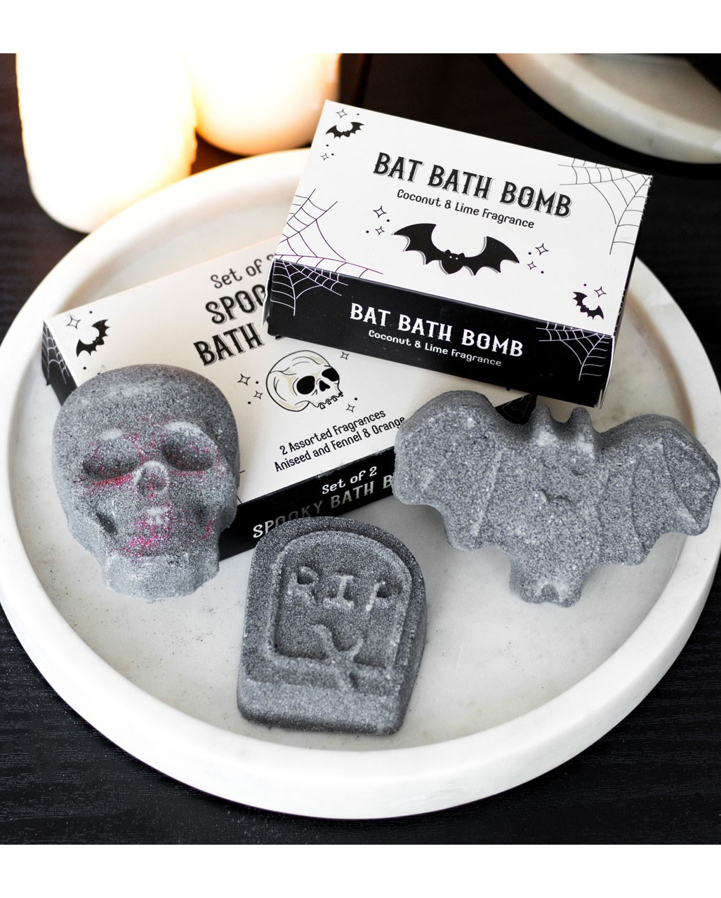 Spooky Graveyard Bath Bombs Set Of 2 ★ Halloween gift idea | Horror ...