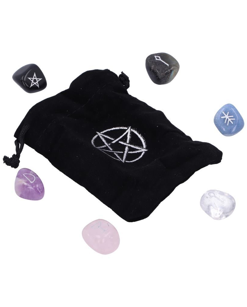 Witch Wellness Witch Stones Set | 6 stones in bag | Horror-Shop.com