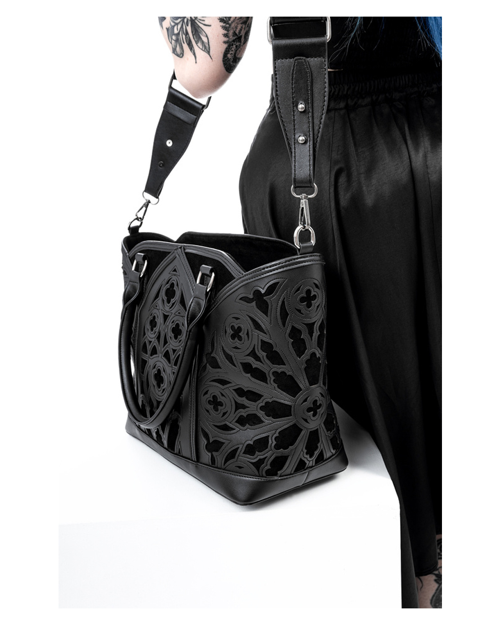 Catacombs Shopper Handbag | Goth accessory | Horror-Shop.com