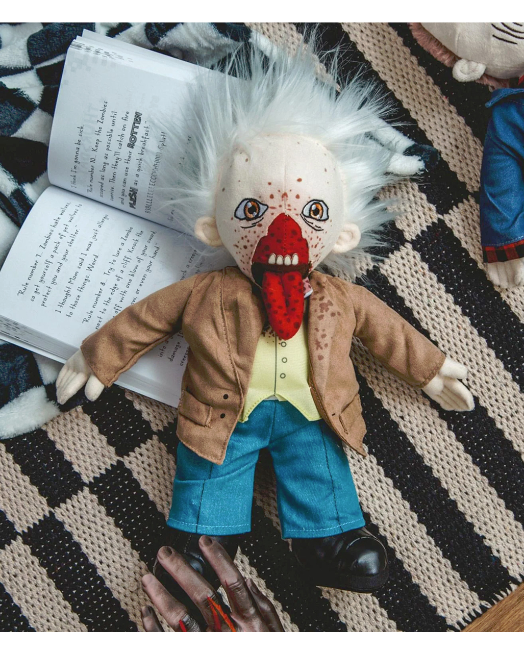 Day Of The Dead Dr. Tongue Zombie Plush Figure 35cm ★ | Horror-Shop.com