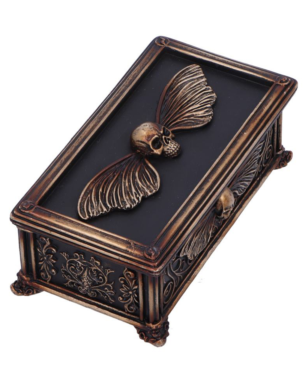 "Death's Head" Gothic Casket 19.5cm Gothic decoration | Horror-Shop.com
