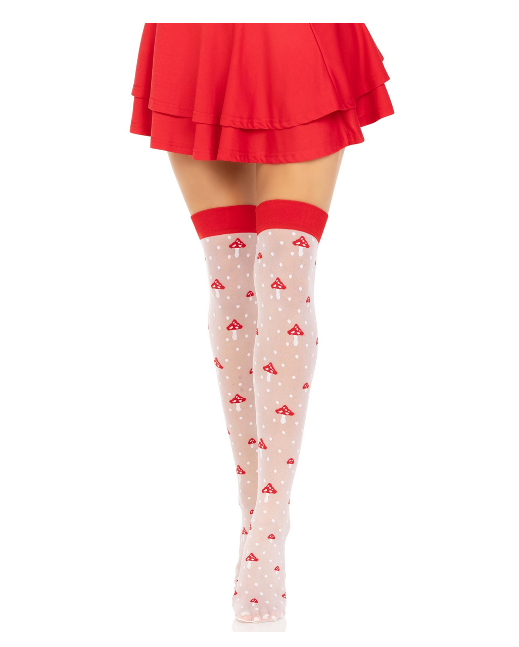Toadstool Overknees as a costume accessory | Horror-Shop.com