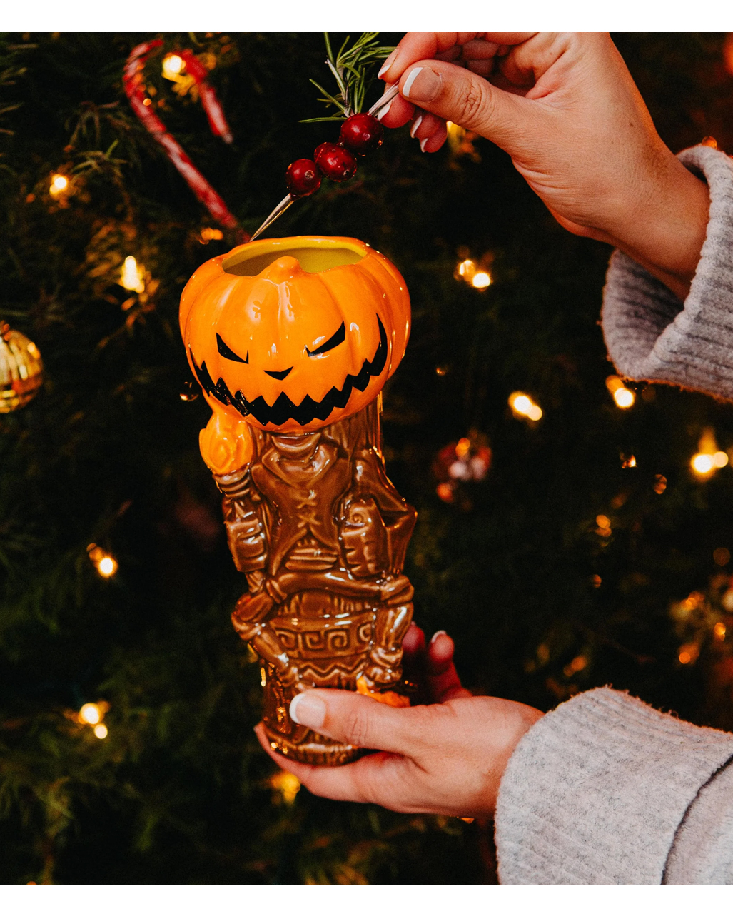 Geeki Tiki's Disney TNBC Pumpkin King Mug | Disney Merch | Horror-Shop.com