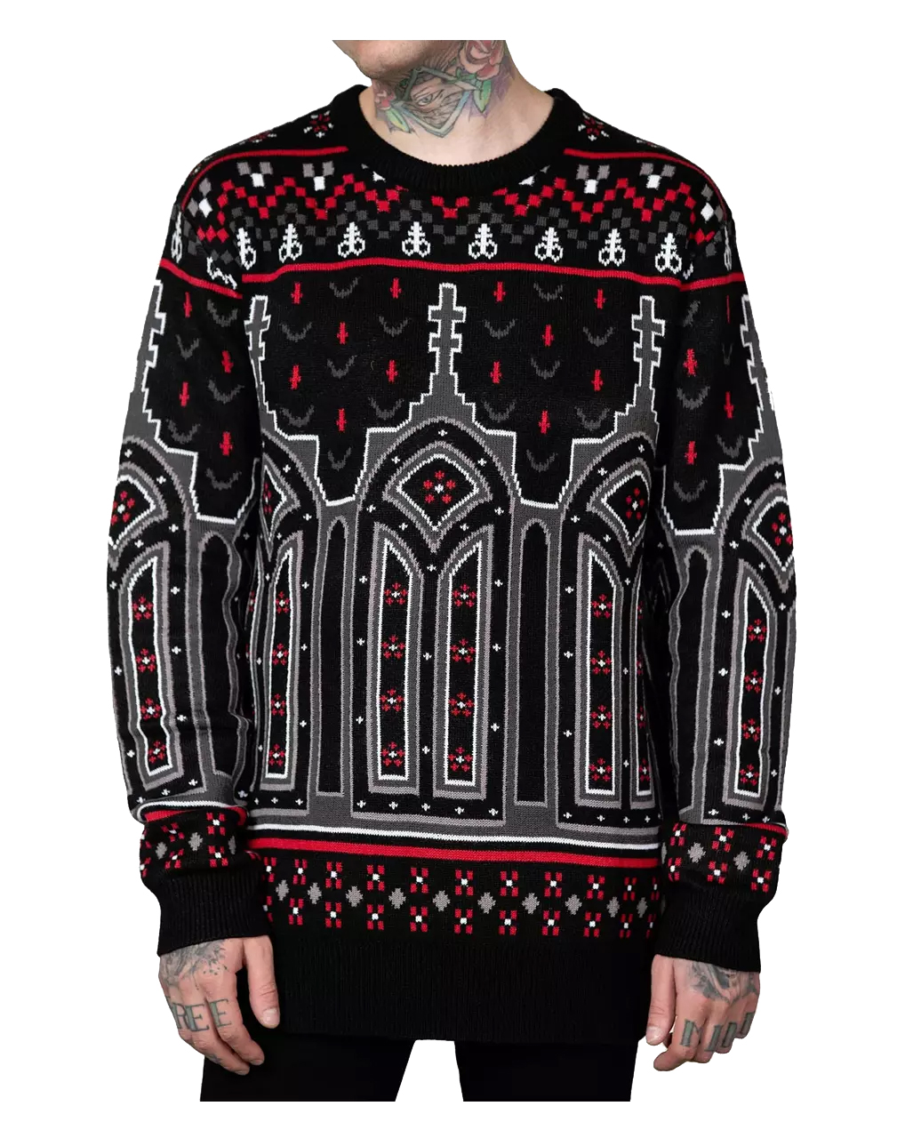 KILLSTAR Devil On My Back Sweater | Gothic Fashion | Horror-Shop.com