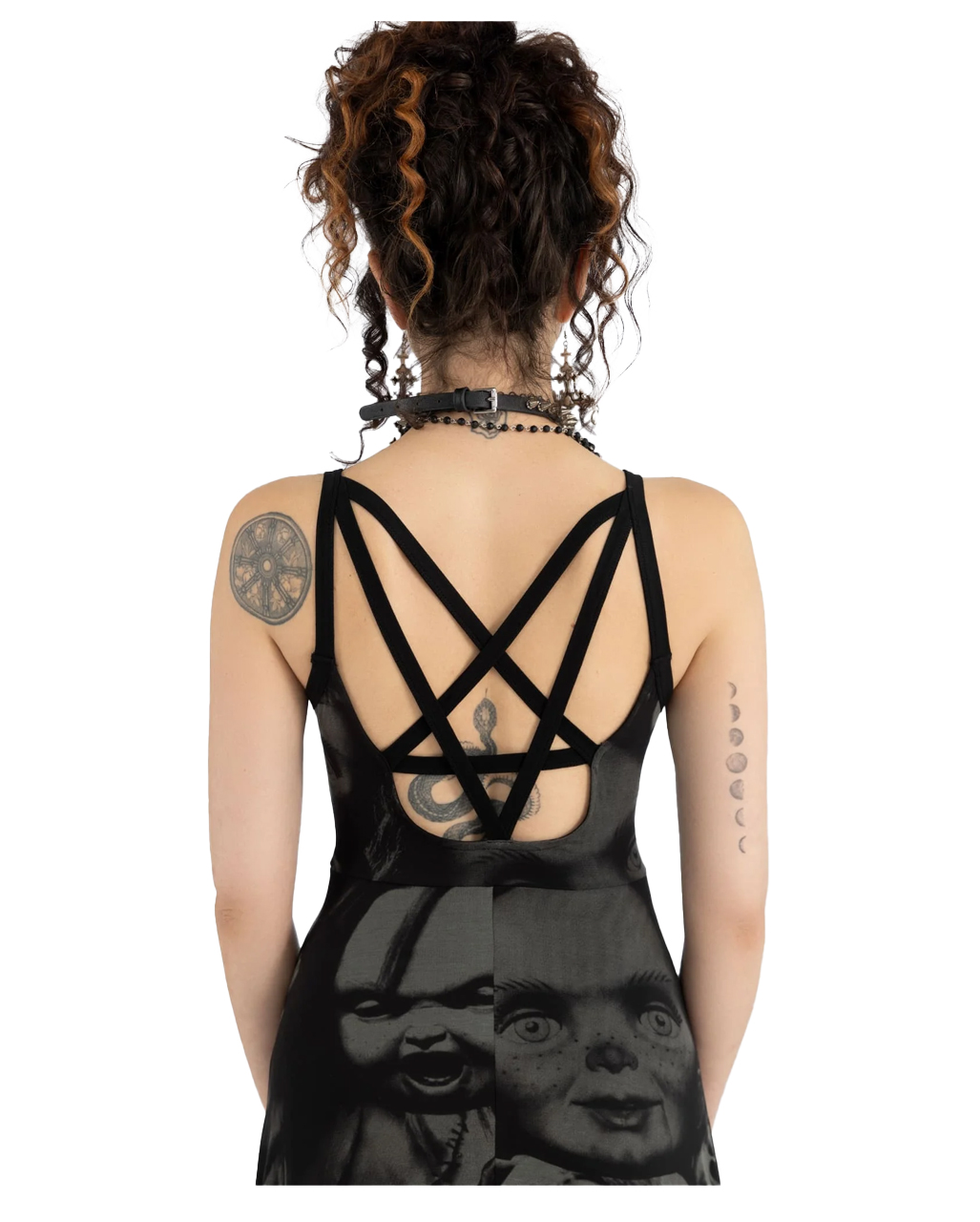 KILLSTAR Devils Lair Midi Dress Buy Gothic Fashion | Horror-Shop.com