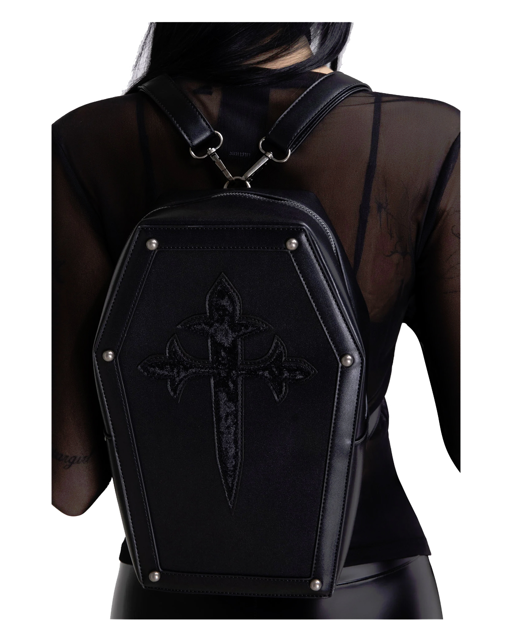 KILLSTAR Nail In The Coffin Backpack ★ Gothic accessory | Horror-Shop.com