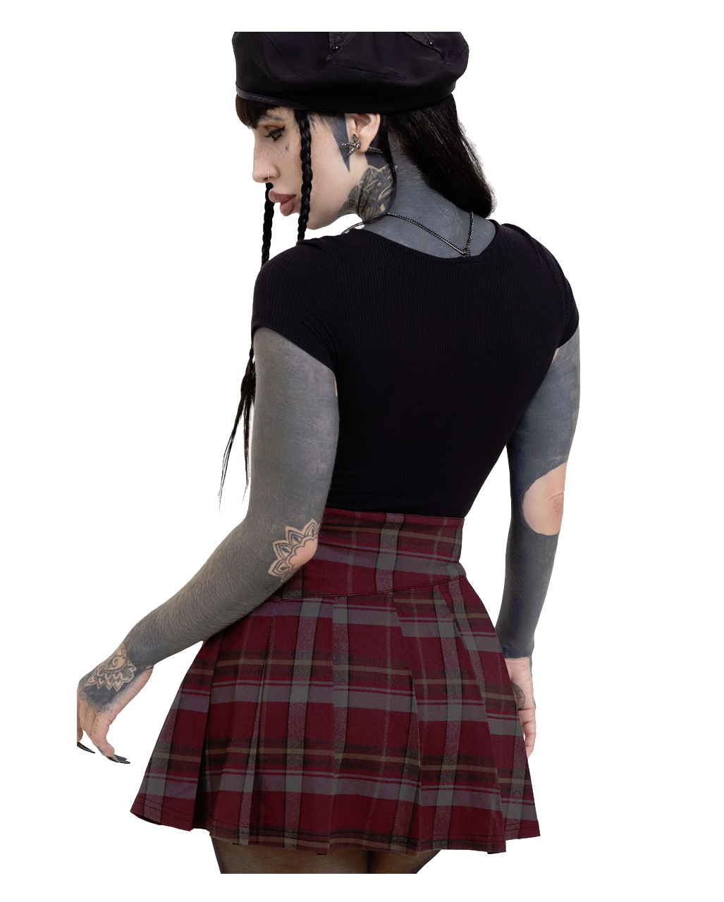 KILLSTAR Sable Riot Rock Buy ★ Gothic skirts | Horror-Shop.com