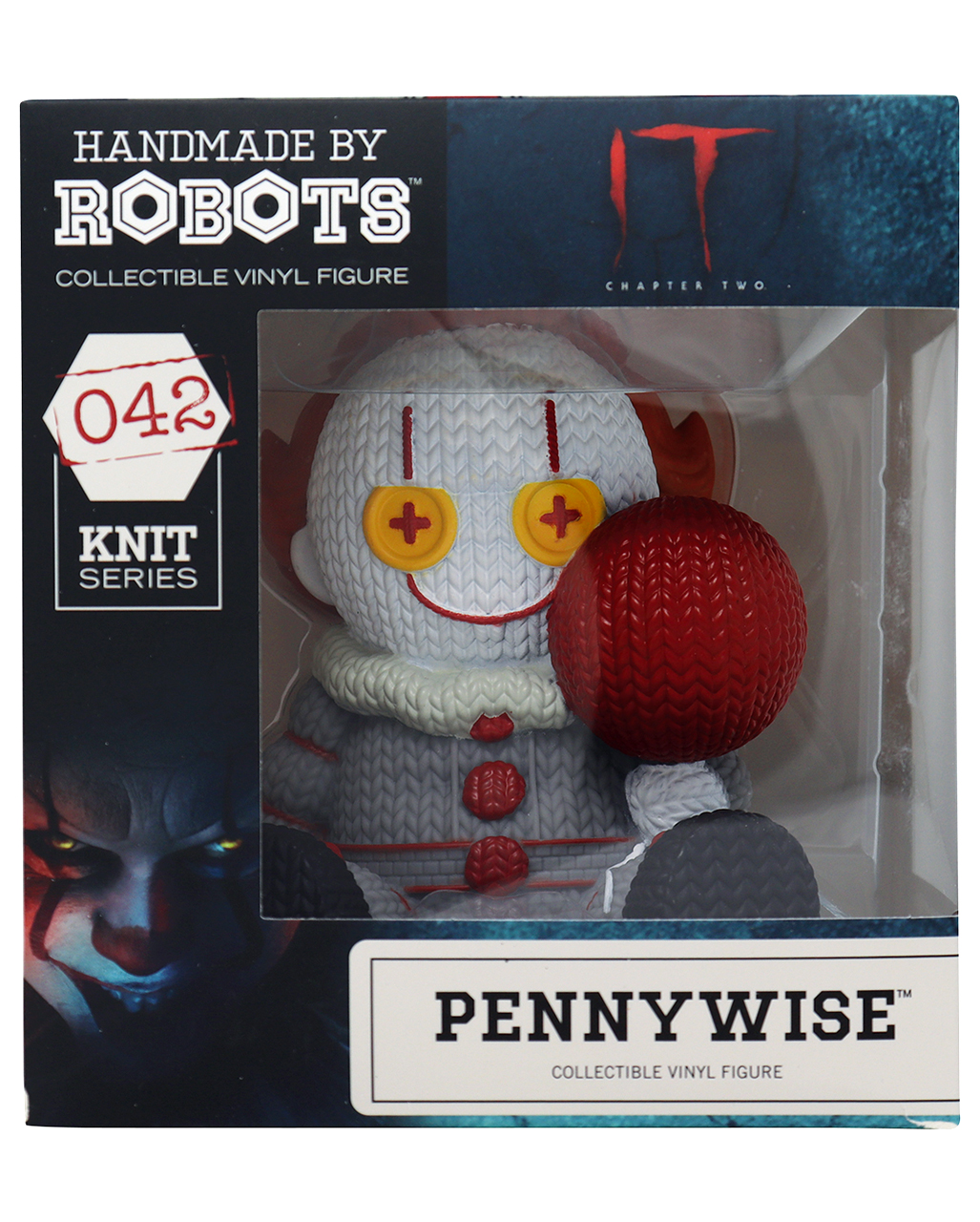 Pennwise It Vinyl Figure Handmade By Robots | Horror-Shop.com
