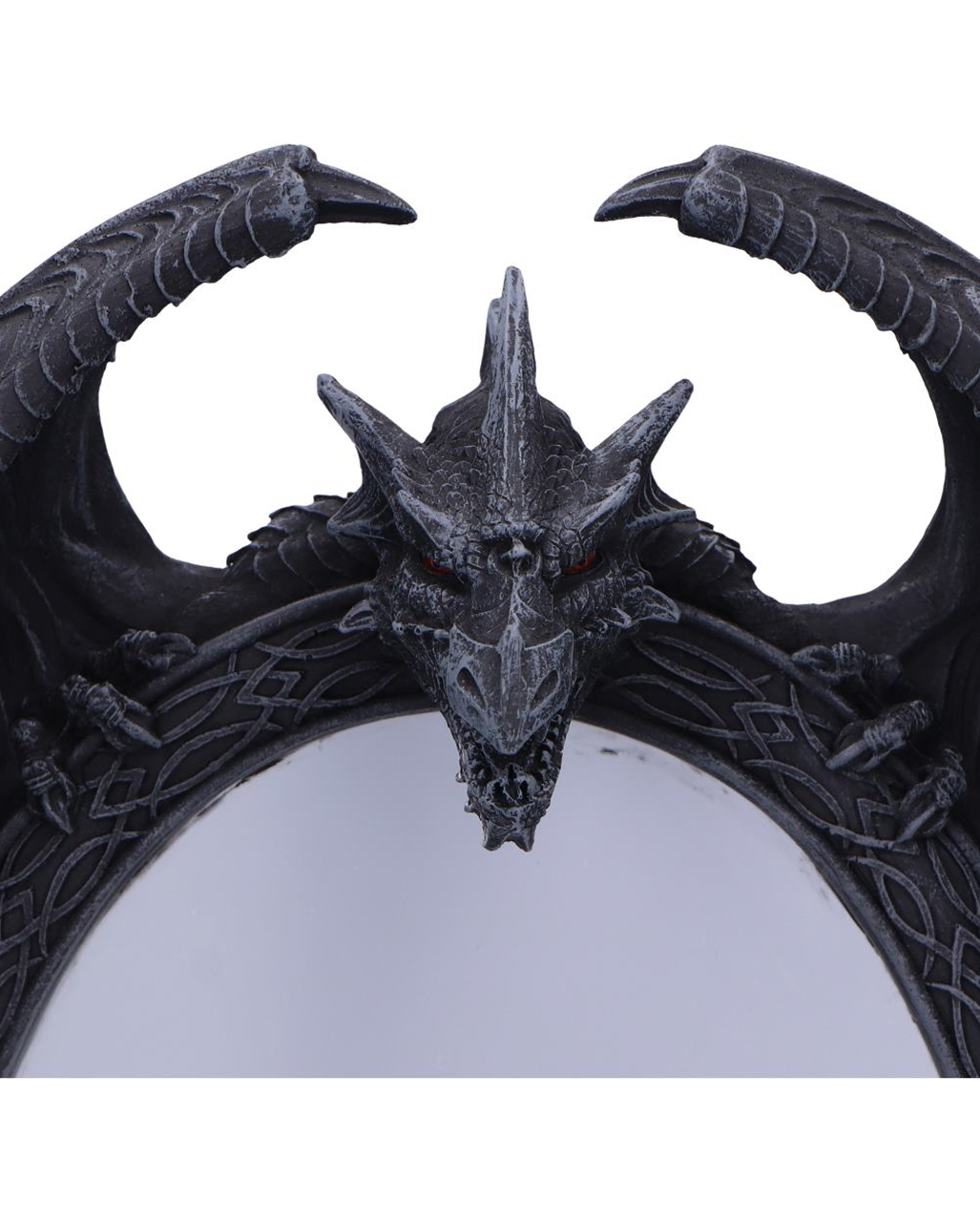 Scaled Reflection Table Mirror With Dragon 29cm ★ | Horror-Shop.com