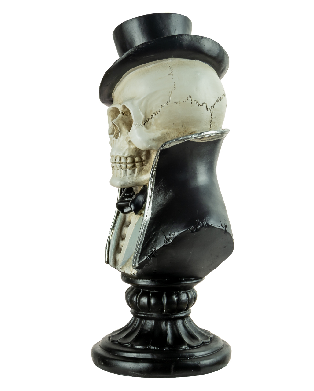 Skeleton Gentleman Bust With Tailcoat & Hat 26.5cm ★ | Horror-Shop.com